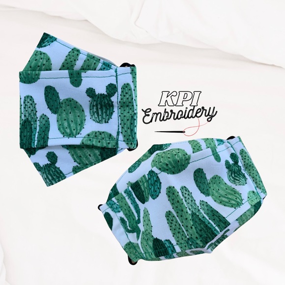 Accessories | 3d Origami Cactus Plant Face Mask | Poshmark